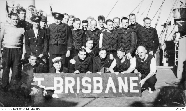 INDIAN OCEAN, 1940-11-23. SURVIVORS FROM "PORT BRISBANE", SUNK BY THE ...