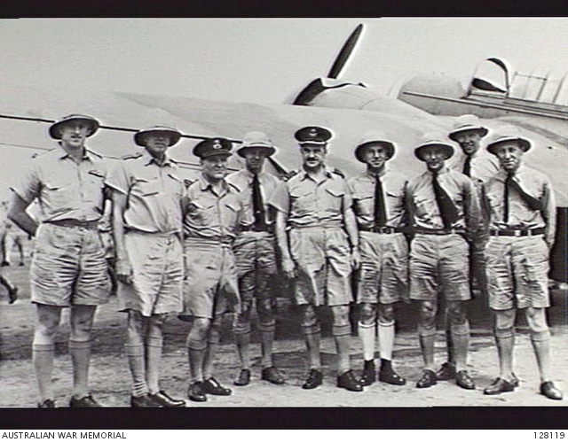 DARWIN, NT. 1941-03-16. OFFICERS OF NO. 13 SQUADRON RAAF AND THE ROYAL ...