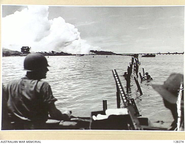 TARAKAN, BORNEO, 1945-04-30. ENGINEERS OF THE 2/13TH FIELD COMPANY, AIF ...