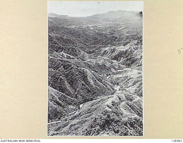 NEW GUINEA, 1943-04-14. LOOKING EASTWARD TOWARDS SALAMAUA FROM THE ...