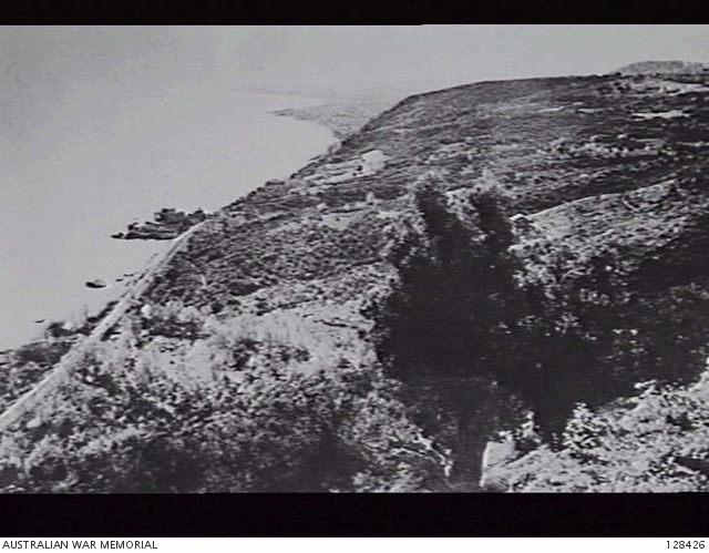 PLATAMON, GREECE. 1941-04. LOOKING SOUTH DOWN THE GULF OF SALONIKA ...
