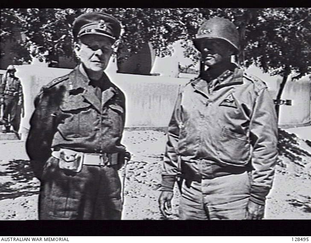 TUNISIA. 1943. FIELD MARSHAL LORD GORT, VC, COMMANDER IN CHIEF, MALTA ...