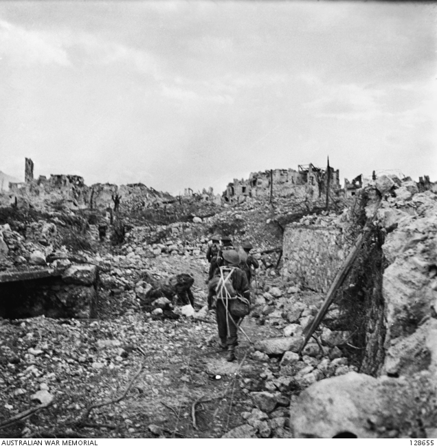 ITALY, 1944-03-15. BATTLE FOR CASSINO AND MONASTERY HILL. FIERCE ...