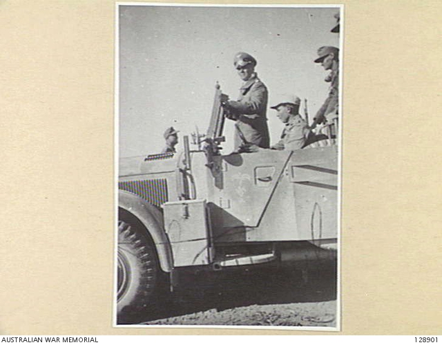 LIBYA, 1941-11. GENERAL ERWIN ROMMEL, COMMANDER GERMAN AFRIKA CORPS ...