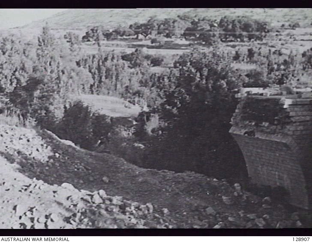 BANIAS, SYRIA. 1941-06. ONE OF THE BRIDGES OVER THE BANYASI RIVER ...