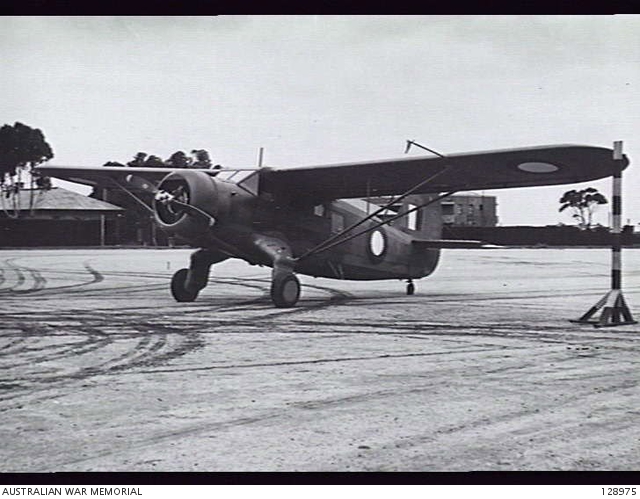 RAAF AIRCRAFT NOORDUYN NORSEMAN, A71-10, AT AN AIRSTRIP. (DONOR: WING ...