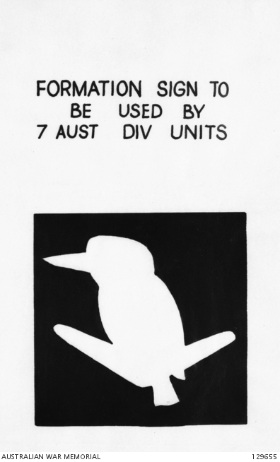 AIF Formation Sign. 7th Australian Divisional Units. | Australian War ...