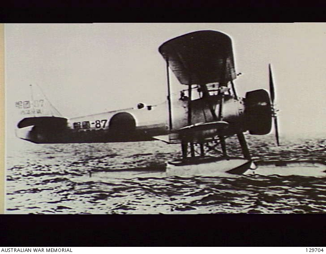 Japanese Aircraft World War Two. Nakajima E8N1 “DAVE” floatplane on the ...