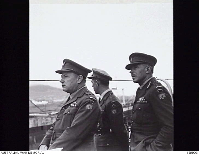 Major General Kenneth William Eather, Brigadier Murray John Moten and ...