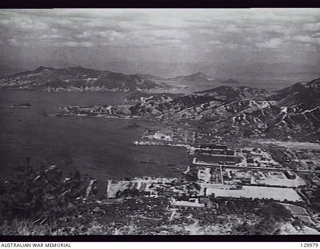 The British Commonwealth Occupation Force (BCOF) Base seen from Mount ...