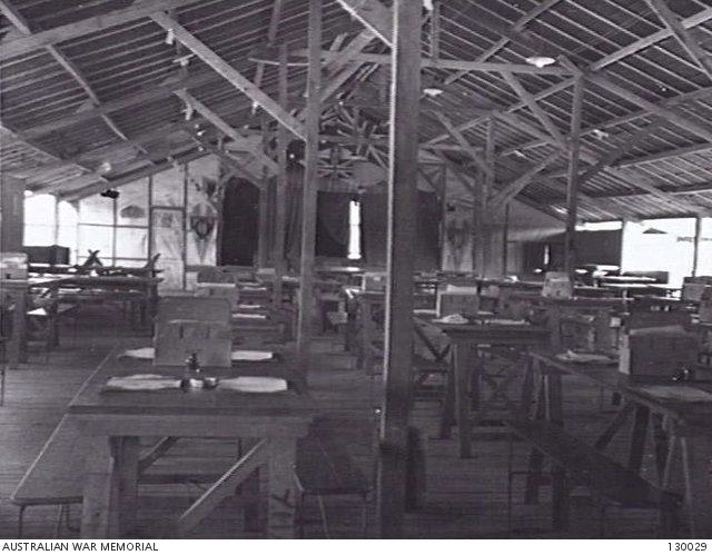 Interior of Recreation Hut, 4 Advanced Ordnance Depot, Lae ...