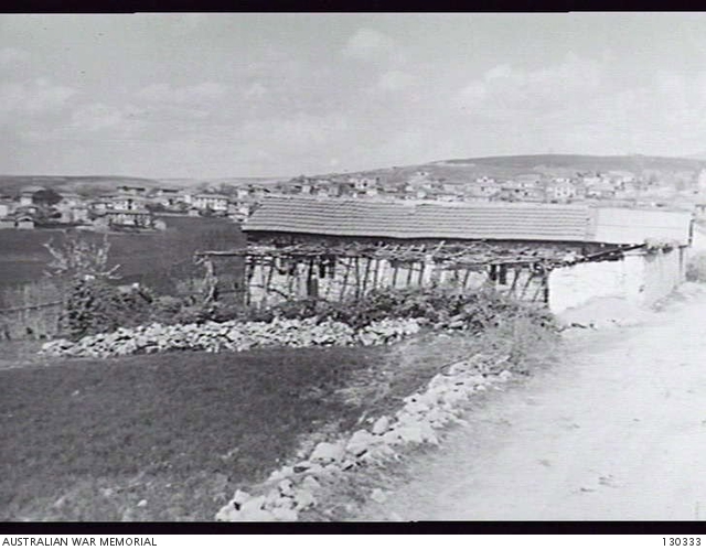VEVI, GREECE. 1945-04-06. GENERAL VIEW OF VEVI FROM 2/8TH BATTALION ...
