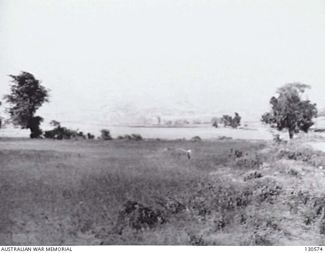 PINIOS GORGE, GREECE. 1945-04-20. LOOKING TOWARDS GONNOS VILLAGE FROM 2 ...