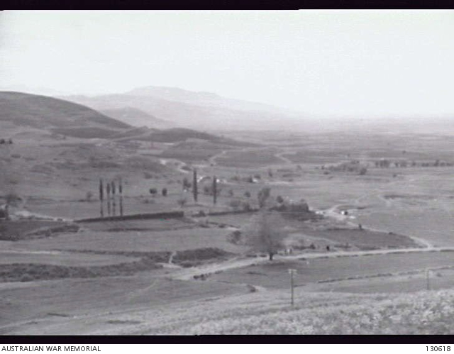 DOMOKOS, GREECE. 1945-04-23. VIEW FROM DOMOKOS PASS LOOKING NORTH ...