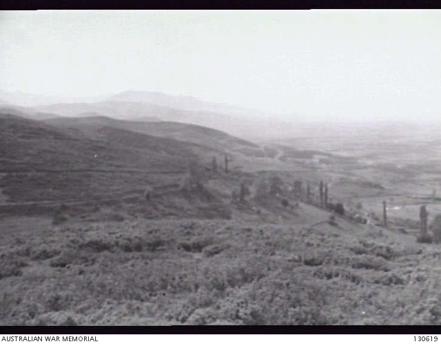 DOMOKOS, GREECE. 1945-04-23. PANORAMIC VIEW FROM DOMOKOS PASS LOOKING ...