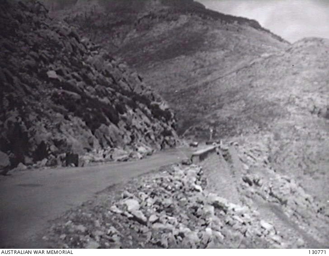 DELPHI, GREECE. 1945-05-05. A ROAD THROUGH THE MOUNTAINS. | Australian ...