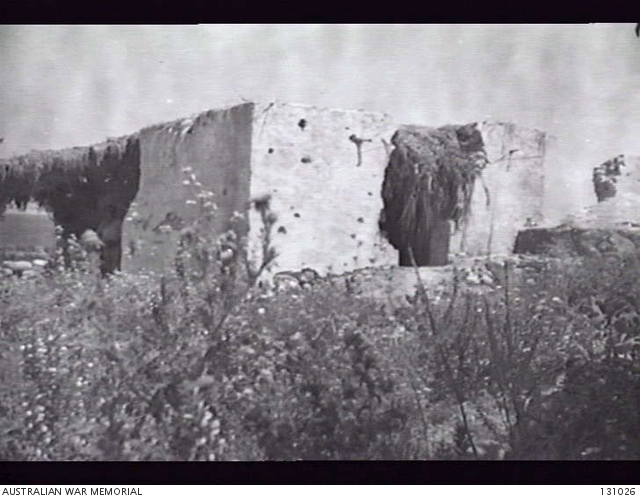RETIMO (RETHYMNON), CRETE. 1945-06-16. BUILDING WHICH PRESUMABLY HOUSED ...