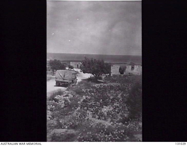 RETIMO (RETHYMNON), CRETE. 1945-06-16. BUILDING WHICH PRESUMABLY HOUSED ...