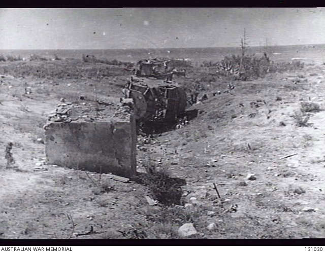 RETIMO (RETHYMNON), CRETE. 1945-06-17. WRECKAGE OF MILITARY VEHICLES ON ...