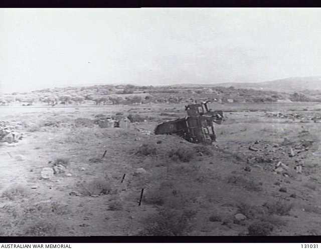 RETIMO (RETHYMNON), CRETE. 1945-06-17. THE ROAD, AIRFIELD AND THE SITE ...