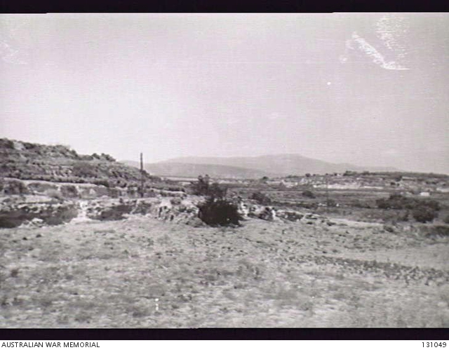 RETIMO (RETHYMNON), CRETE. 1945-06-16. LOOKING FROM THE SITE OF A ...