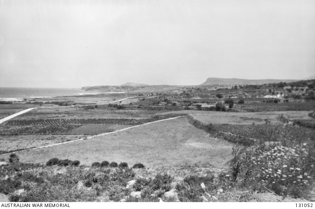 RETIMO (RETHYMNON), CRETE. 1945-06-16. REFUGE POINT AND THE OLIVE OIL ...
