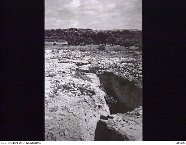 RETIMO (RETHYMNON), CRETE. 1945-06-16. HILL D, THE SITE NEAR THE ...