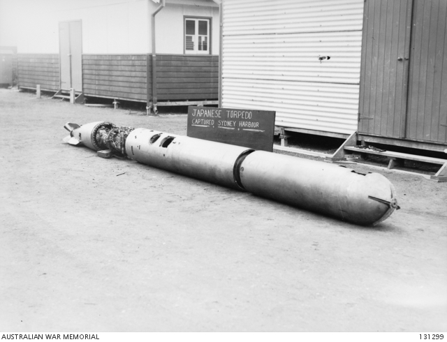 FLINDERS NAVAL DEPOT, VIC. C.1946-09-10. A JAPANESE TORPEDO WHICH WAS ...