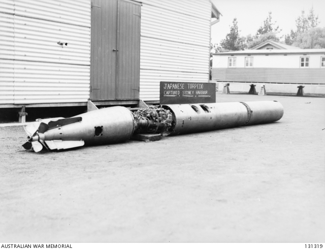 FLINDERS NAVAL DEPOT, VIC. C.1946-09-10. A JAPANESE TORPEDO WHICH WAS ...