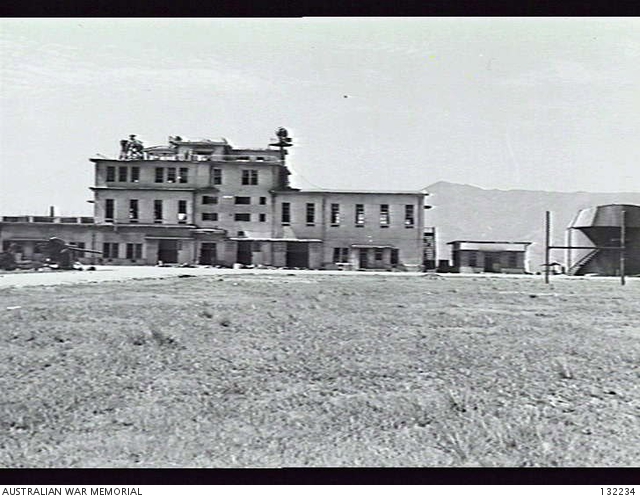 ETA JIMA, JAPAN. 1946-10-18. BUILDING OCCUPIED TEMPORARILY BY THE ...