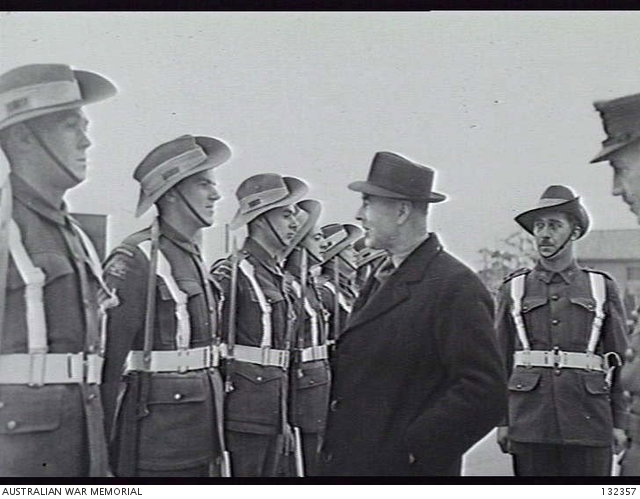 KOBE, JAPAN. 1946-12-22. THE HONOURABLE MR CYRIL CHAMBERS, MINISTER FOR ...