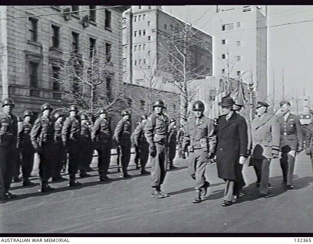OSAKA, JAPAN. 1946-12-22. THE HONOURABLE MR CYRIL CHAMBERS, MINISTER ...