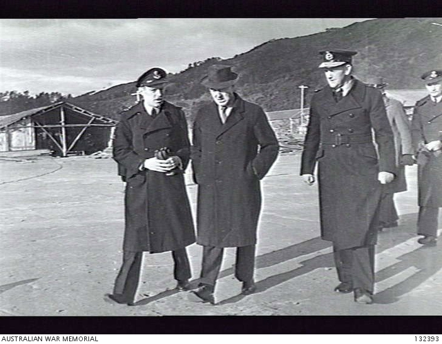 BOFU, JAPAN. 1946-12-23. A VISIT TO THE 81 FIGHTER WING, BRITISH ...