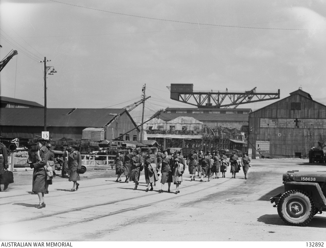 KURE, JAPAN. 1947-04-25. NURSING SISTERS OF AUSTRALIAN ARMY MEDICAL ...