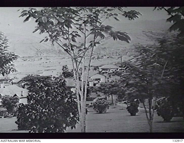 BULOLO, NEW GUINEA. SEEN FROM THE MANAGER'S RESIDENCE, THE BULOLO GOLD ...