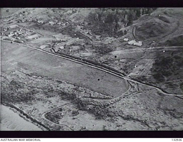 BULOLO, NEW GUINEA. PART OF THE AIRSTRIP IN THE MOROBE DISTRICT, USED ...