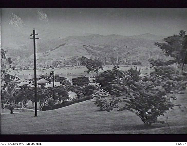 BULOLO, NEW GUINEA. SEEN FROM THE MANAGER'S RESIDENCE, PART OF THE AREA ...
