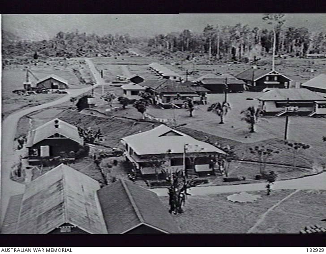 BULOLO, NEW GUINEA. HOUSES AND OFFICES IN THE AREA OCCUPIED BY PART OF ...