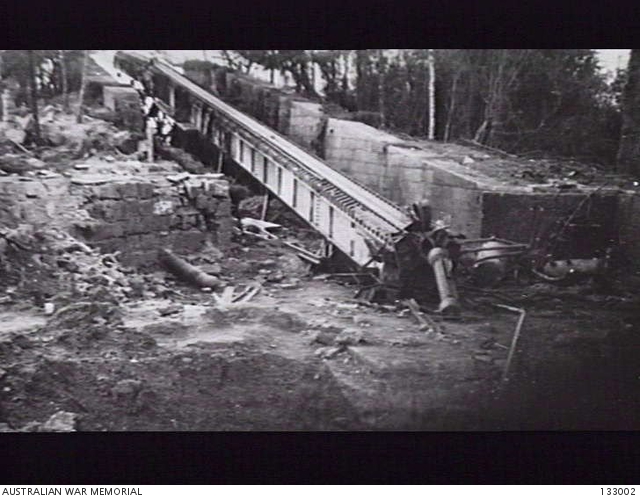 FRANCE. 1944. LAUNCHING RAMP FOR FLYING BOMB WHICH IS 150' IN LENGTH ...