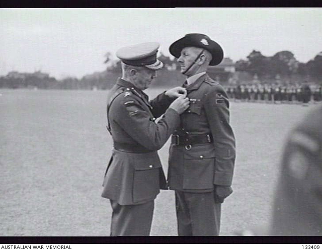 TOKYO, JAPAN. 1946. LIEUTENANT COLONEL G. COLVIN, COMMANDER OF THE 66TH ...