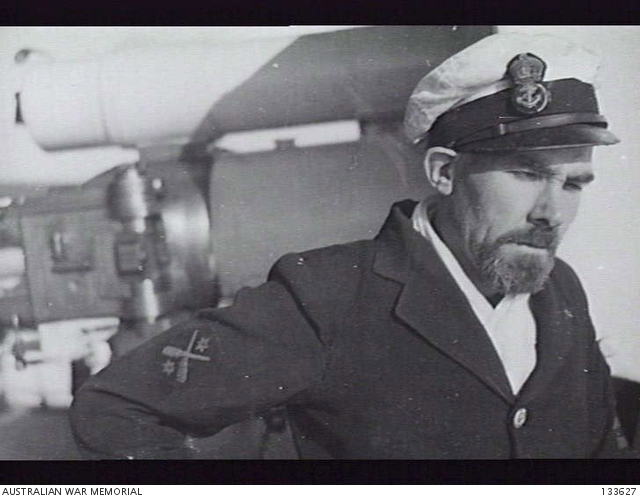 1940. PETTY OFFICER GULLEY RAN, CHIEF BOSUN'S MATE, ON BOARD THE ...