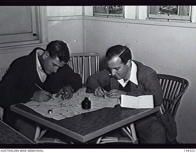 MARRICKVILLE, NSW. 1950-08-08. K. MATCHETT OF GYMEA BAY AND F. C. DALE ...