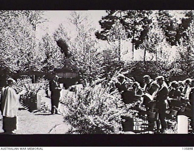 TEHRAN, IRAN. 1972-04-25. THE NEW ZEALAND REPRESENTATIVE READING THE ...