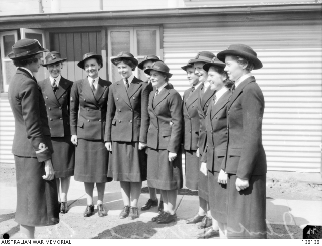 Informal group portrait of Third Officer Frances Betty Provan (WR/1 ...