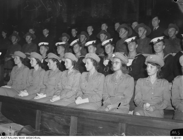 MELBOURNE, VIC. 1943-03-19. UNITED STATES ARMY NURSES, MEMBERS OF THE ...