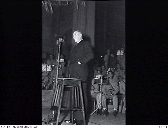 MELBOURNE, VIC. 1943-03-19. THE HONOURABLE MR JOSEPH BENEDICT (BEN ...