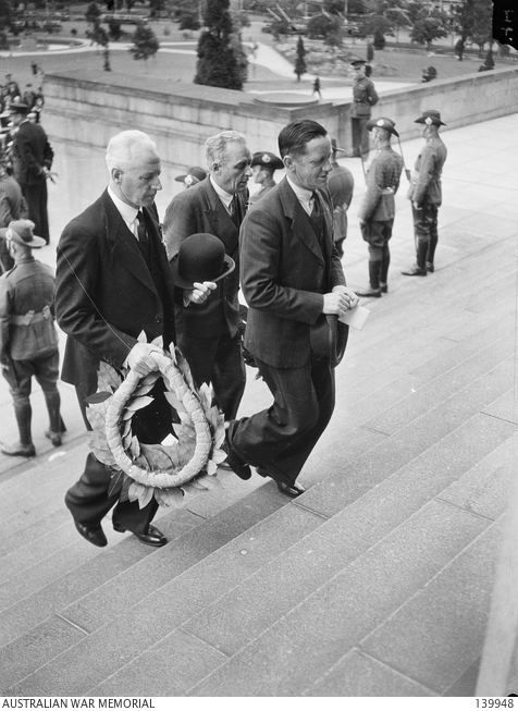 MELBOURNE, VIC. 1943-11-11. SIR GILBERT DYETT, CMG, FEDERAL PRESIDENT ...