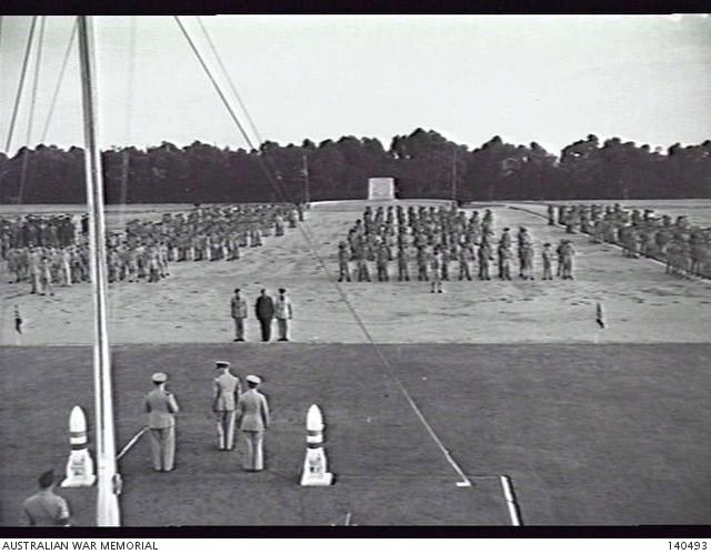POINT COOK, VIC. 1944-03-02. A SECTION OF THE GENERAL PARADE AT THE ...