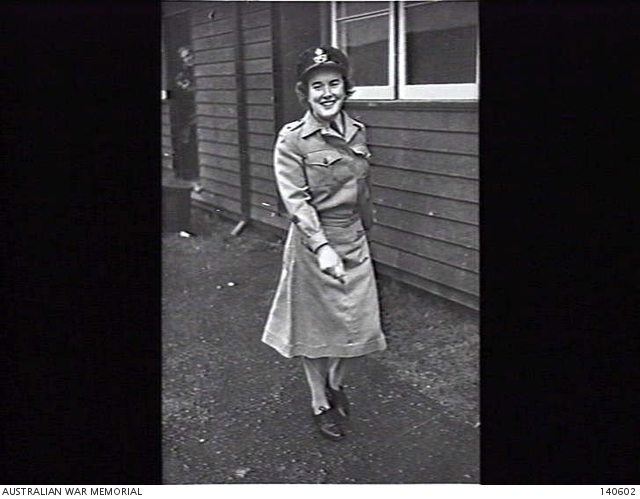 Melbourne, Vic. 1944-03-15. A Warrant Officer of the Women's Auxiliary ...