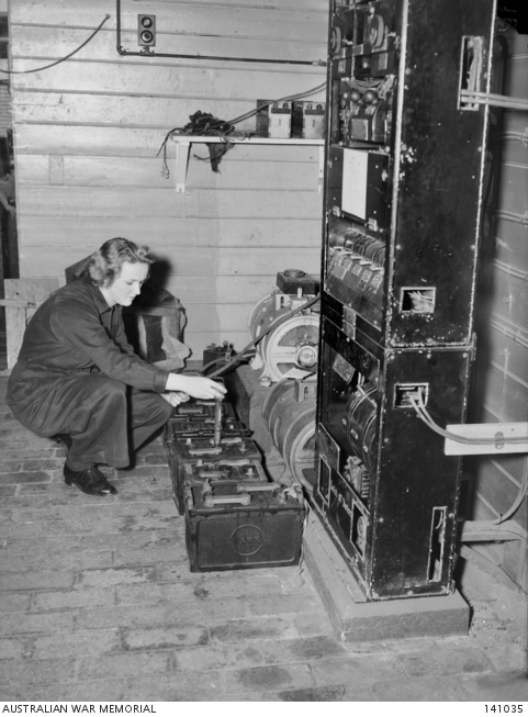HMAS Cerberus, Flinders Naval Depot, Vic. 1944-04-28. WRAN Ryan of the ...